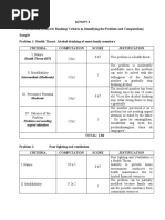 Scale For Ranking Family Health Problems According To Priorities A ...