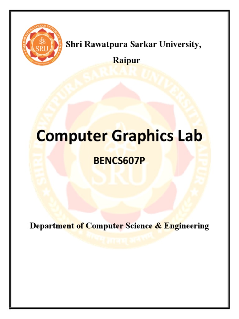 Computer Graphics Lab Manual | PDF | Science | Computing