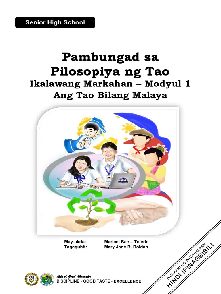 Philo - Q2 MOD1 Ang Tao Bilang Malaya | PDF