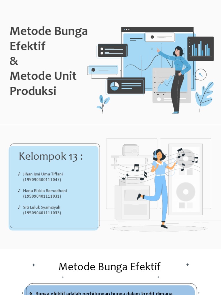 Kelompok 13 - Metode Bunga Efektif & Metode Unit Produksi | PDF
