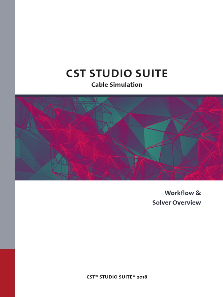 CST STUDIO SUITE - Cable Simulation | PDF | Transmission Line ...