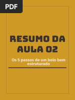Resumo Aula02 PDF | PDF | Chocolate | Gosto