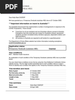 Australian Customs Declaration Form | PDF | Australia