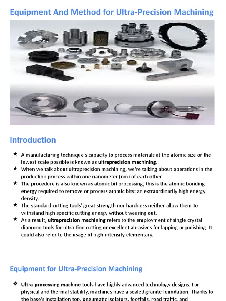 Equipment and Method For Ultra-Precision Machining | PDF | Grinding ...