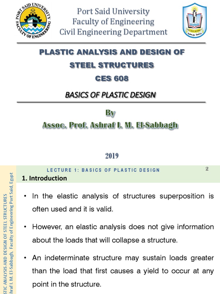 001 Basics of Plastic Analysis 191107085920 | PDF | Deformation ...