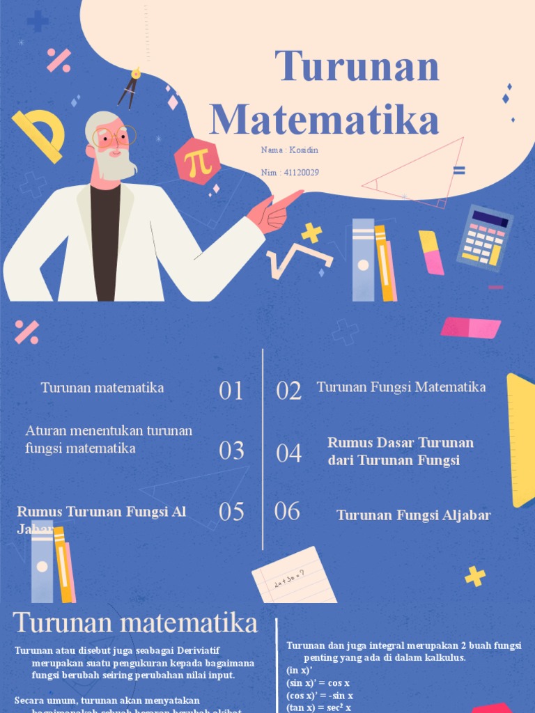 Turunan Matematika | PDF | Metode & Bahan Ajar
