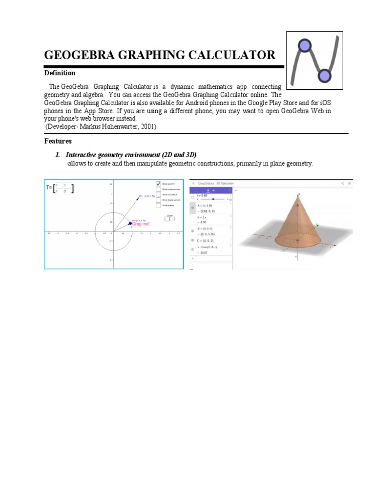 Geogebra Hand Out | PDF | Computing | Software