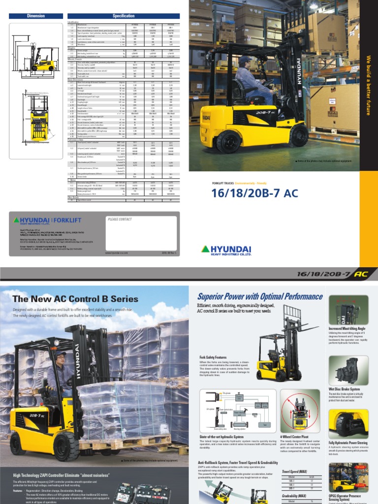 Dimension Specification: Identification | PDF | Forklift | Transport