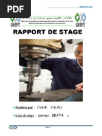 Rapport de Stage (Cosumar) - Fabrication Mécanique | PDF | Inventaire | Sucre