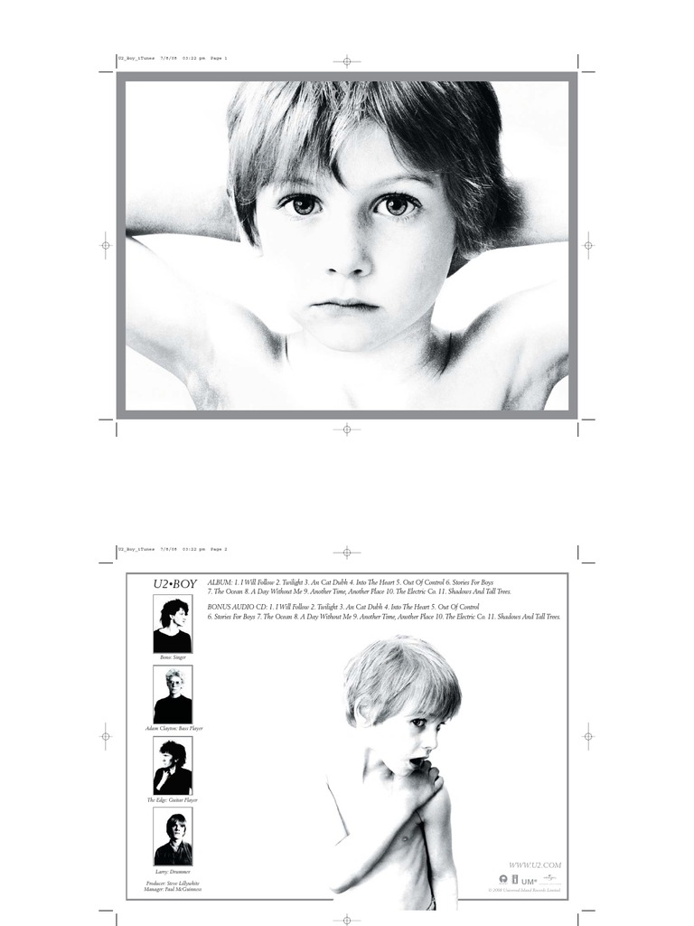 U2 - Boy (Deluxe Edition) Digital Booklet | PDF | U2 | Music