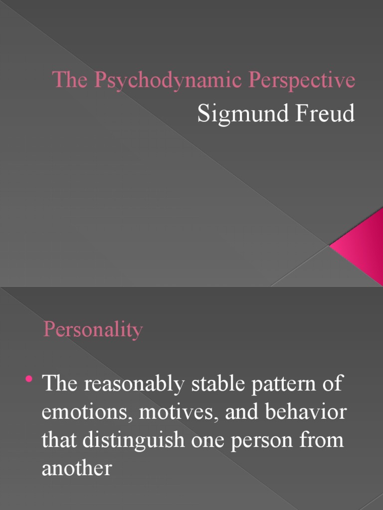 Sigmund Freud Theory of Personality | PDF
