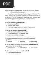 PROBLEM Solving Tagalog | PDF