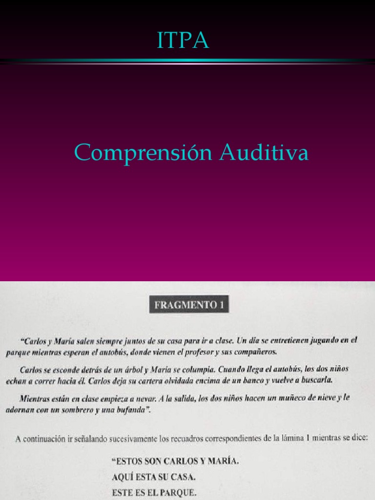 Mejora de la Comprensión Auditiva | PDF