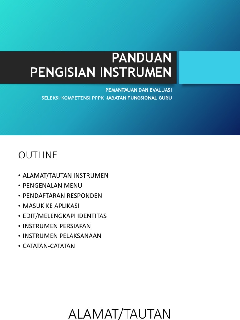 Panduan Pengisian Monev PPPK Guru | PDF | Karier & Perkembangan | Bisnis