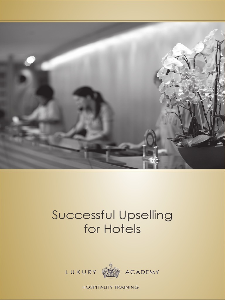 Up Selling | PDF | Restaurants | Hotel