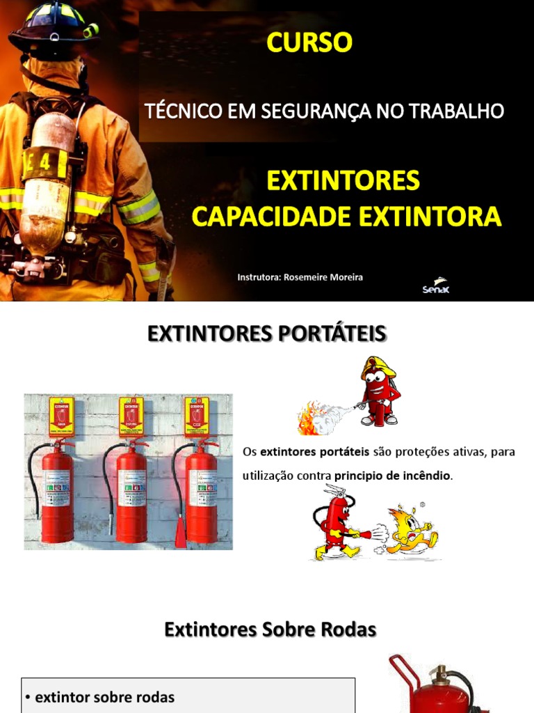Extintores e Capacidade Extintora | PDF | Cor