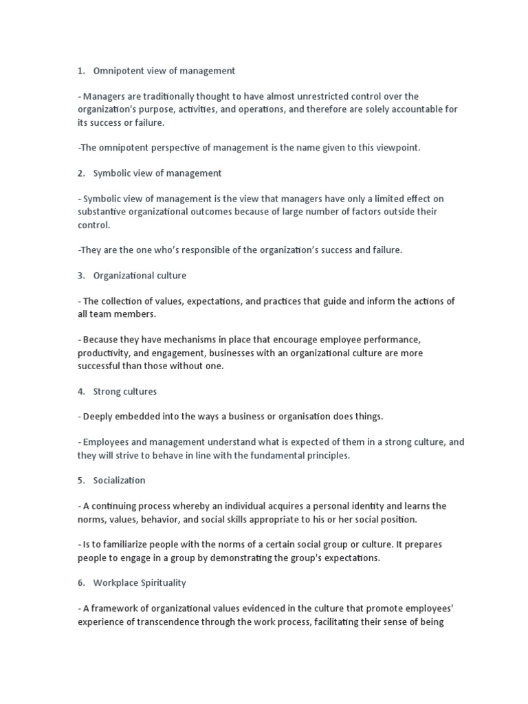 Organizational Culture Assignment | PDF | Organizational Culture ...