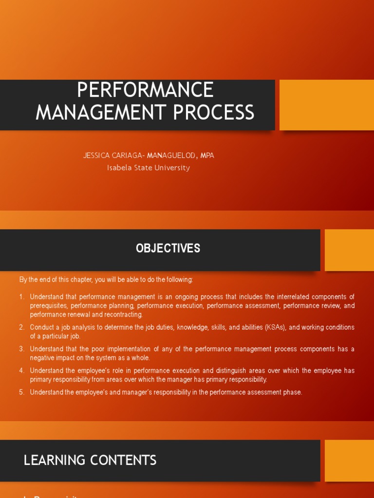 Performance Management Process | PDF | Performance Appraisal ...