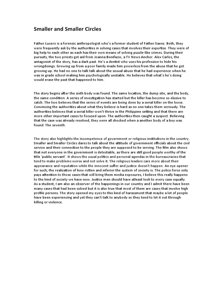 Smaller and Smaller Circles | PDF | Social Institutions | Human Rights