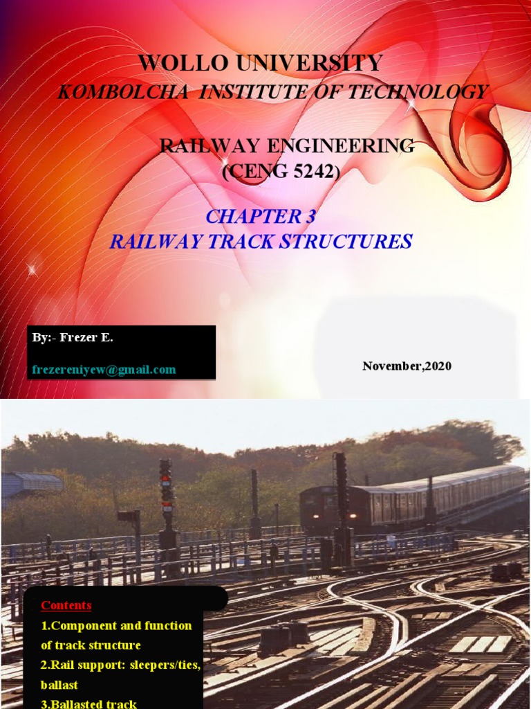 Wollo University: Kombolcha Institute of Technology | Download Free PDF | Track (Rail Transport ...