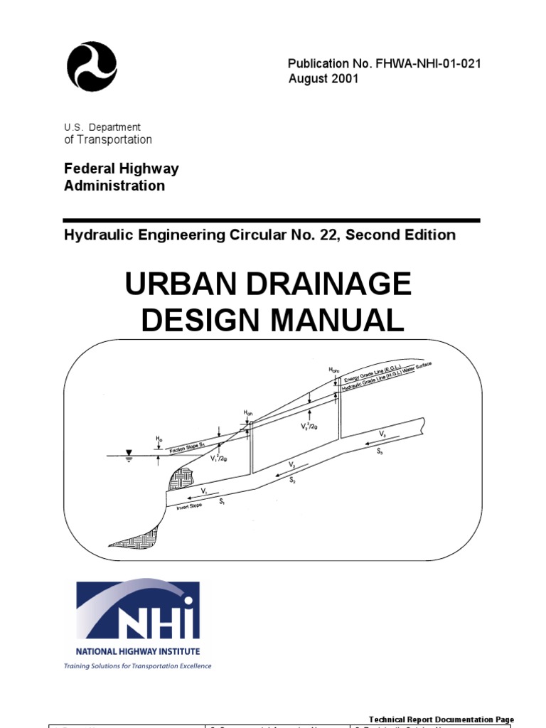 urban drainage design manual | Stormwater | Drainage