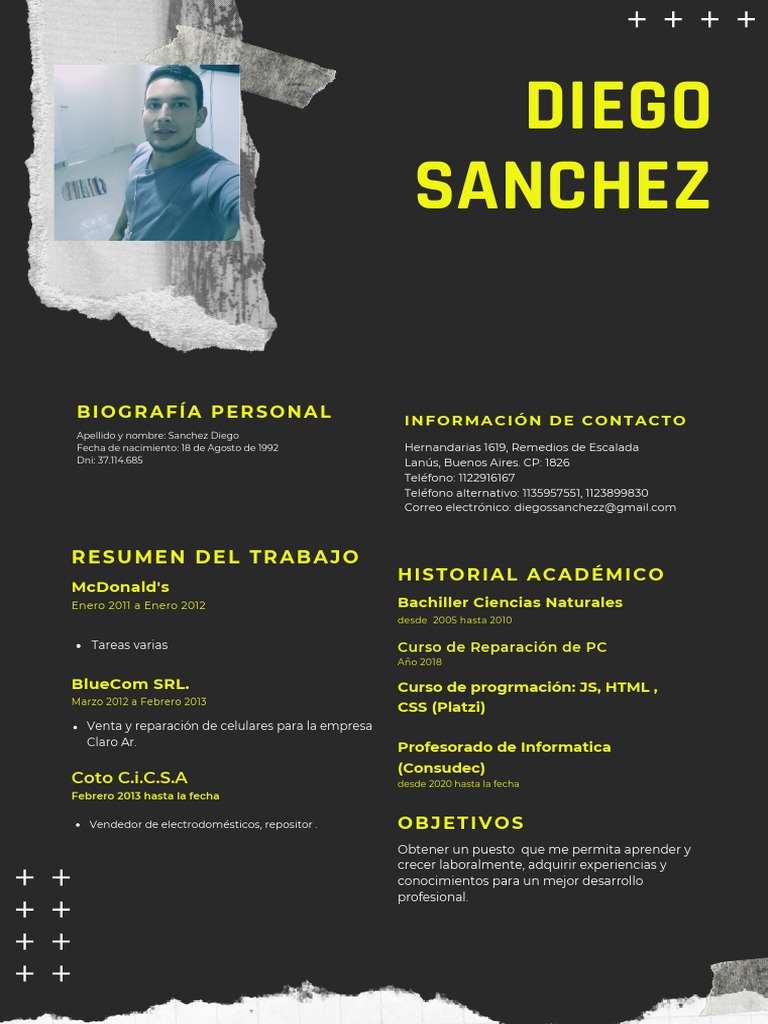 CV Diego Sanchez | PDF