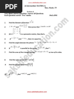 5th Matrices CXC Questions PDF | PDF