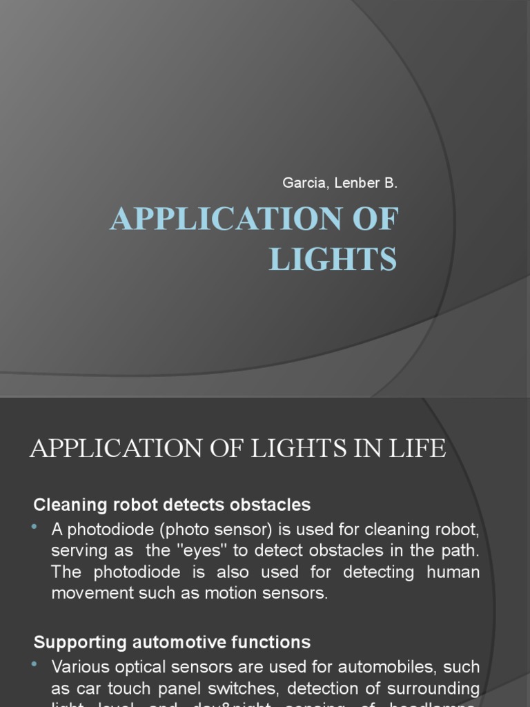 Applications of Light in Various Fields | PDF | Light | Radiation