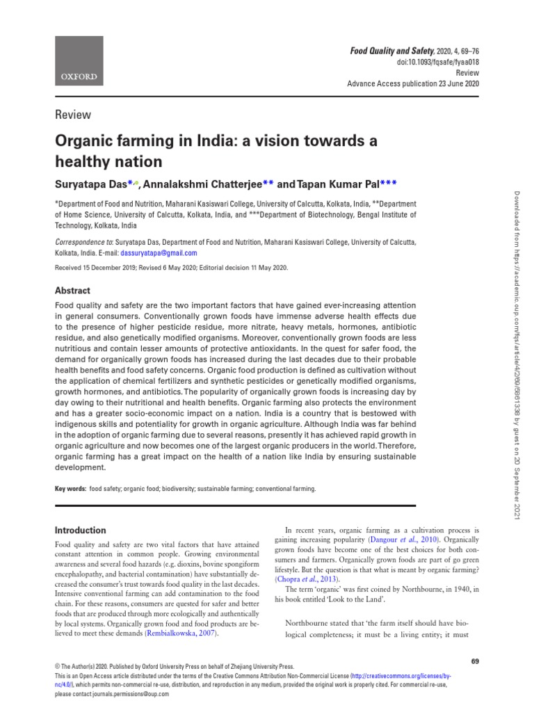Organic Farming Base Paper | PDF | Agriculture | Organic Farming