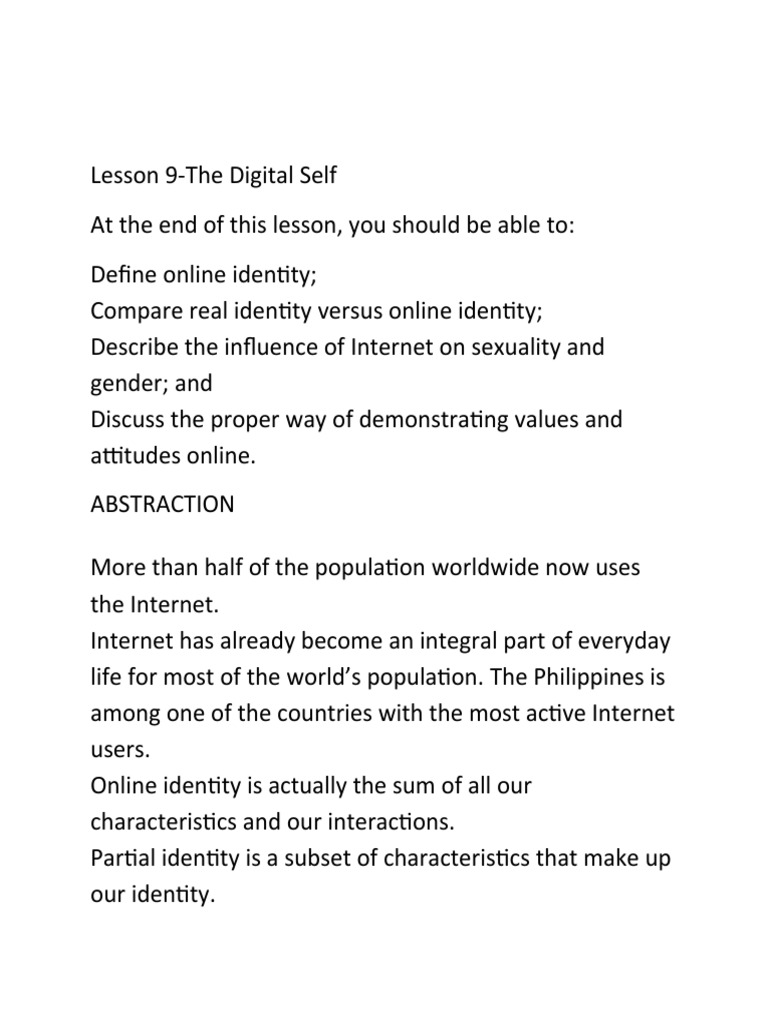 Uts Lesson 9 | PDF | Gender Studies | Gender