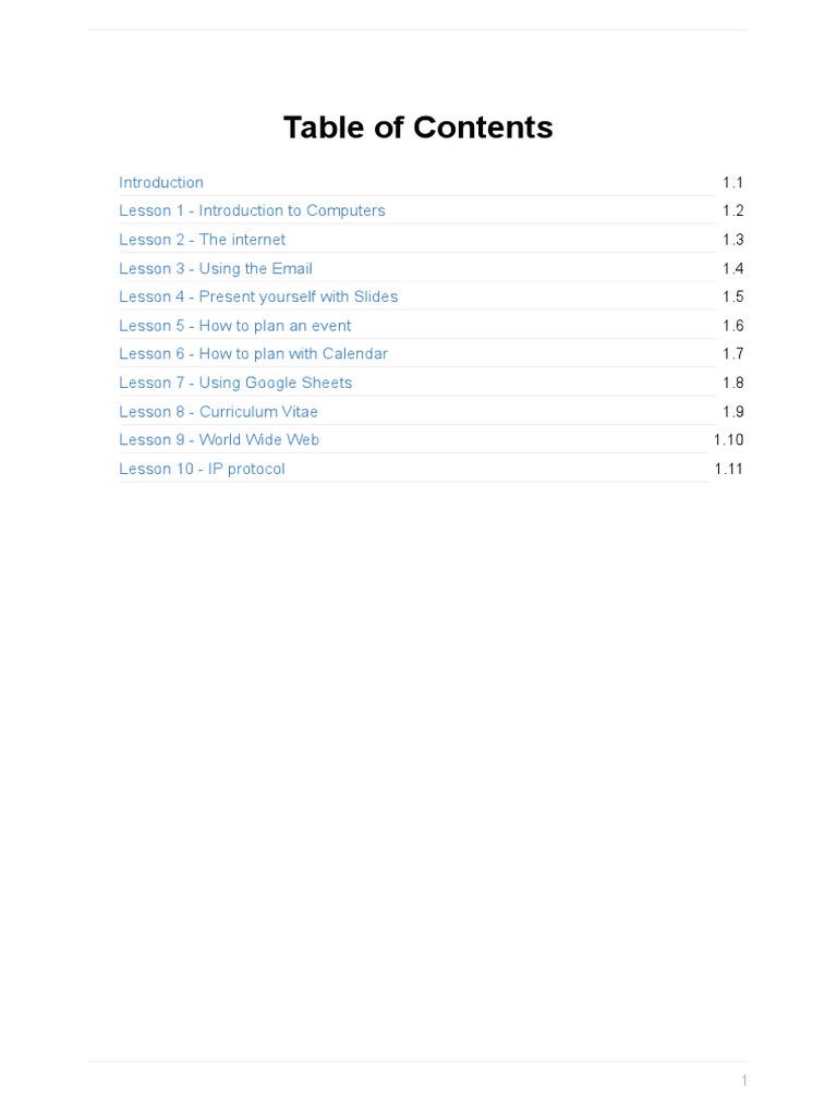 Computer Literacy Curriculum | PDF | World Wide Web | Internet & Web