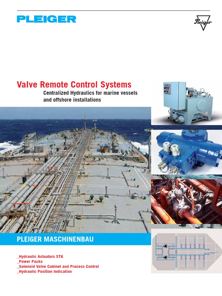 Pleiger Centralized Hydraulic | PDF | Valve | Actuator