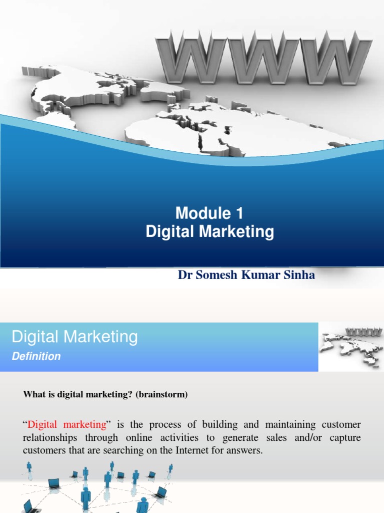 DM Module 1 | PDF | Digital Marketing | Search Engine Optimization
