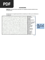 Sopa de Letras: Tipos de Energía | PDF