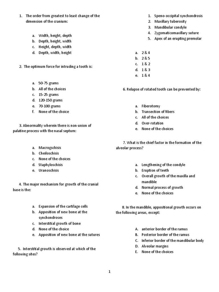 1 ORTHO-pedo To Print | PDF | Tooth | Dental Anatomy