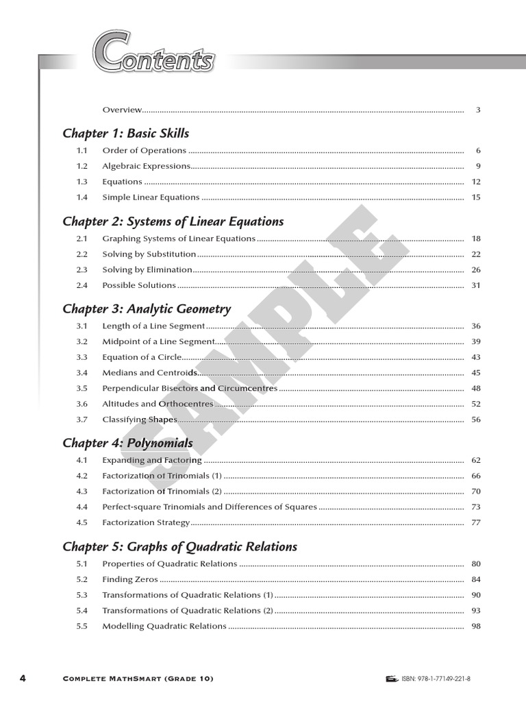 Complete MathSmart Grade 10 Guide | PDF | Quadratic Equation | Equations