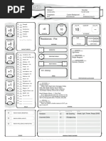 Sukuna Character Sheet Fixed | PDF | Gaming