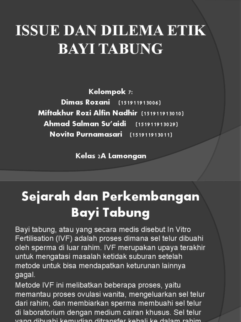 Bayi Tabung | PDF | Pengembangan Diri | Kesehatan Holistik
