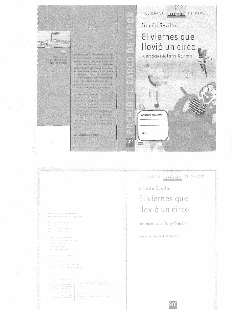 El Viernes Que Llovio Un Circo | PDF