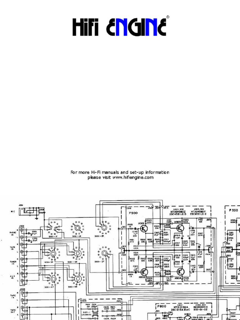 Engine Marantz 1030 Schematic | PDF