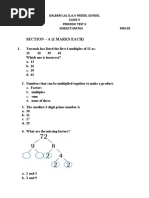 DMAS Questions For Class 5 | PDF