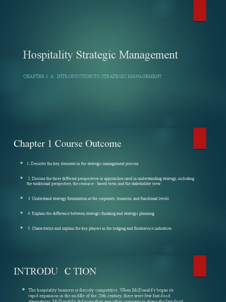 Chapter 1 BME 2 StratMa | PDF | Strategic Management | Strategic Planning