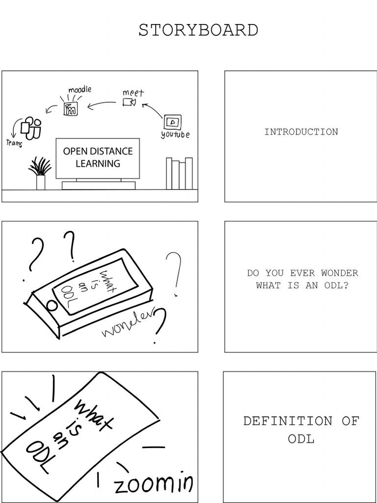 Group 5 Storyboard and Script | PDF | Distance Education | Pandemic