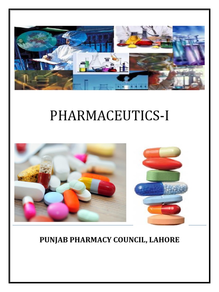 Pharmaceutics 1 (Chapter 1 To 6) | PDF | Ph | Pharmacy