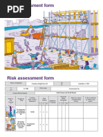 IOSH - Project Risk Assessment | PDF | Risk | Welding