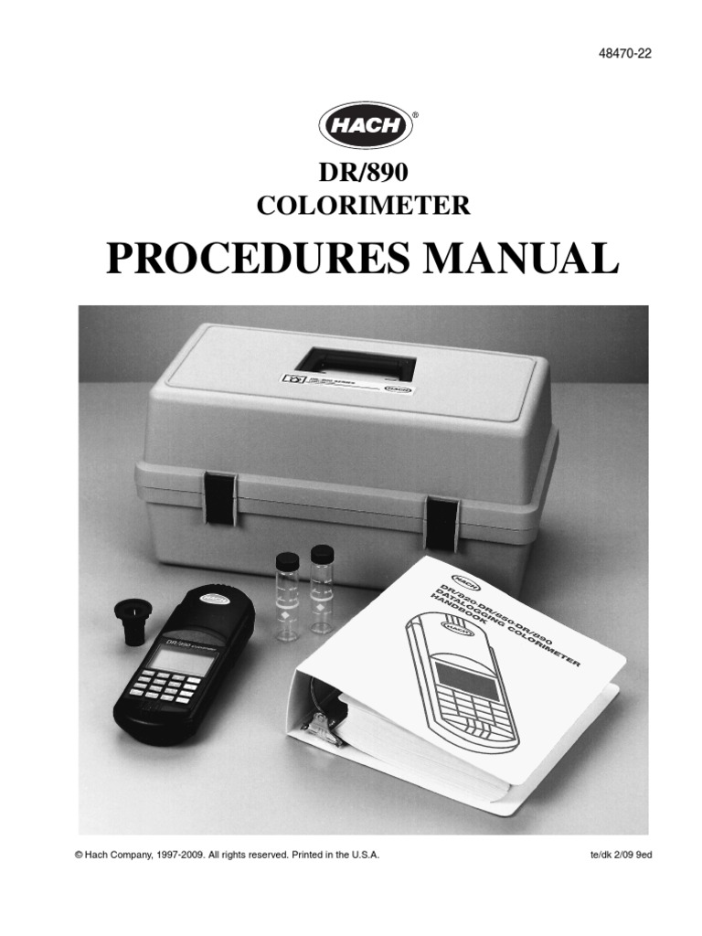 Hach Colorimeter | PDF