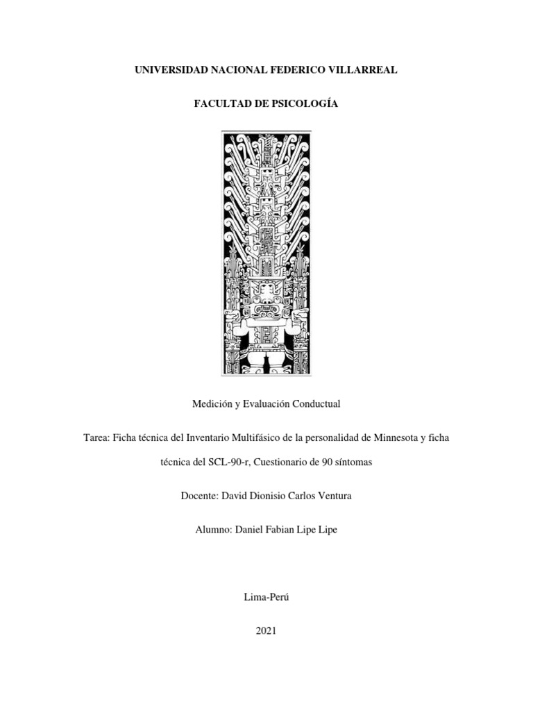 Lipe Daniel - FICHAS TÉCNICAS | PDF | Sicología | Psicología Aplicada