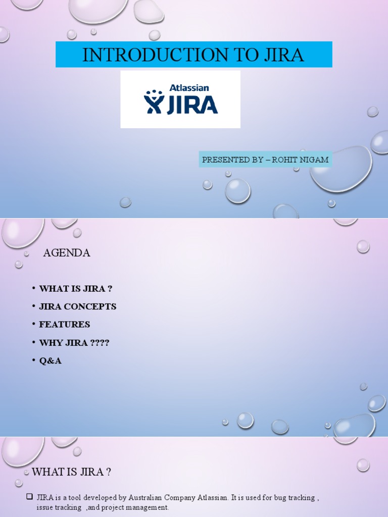 Introduction To Jira: Presented by - Rohit Nigam | PDF | Help Desk ...