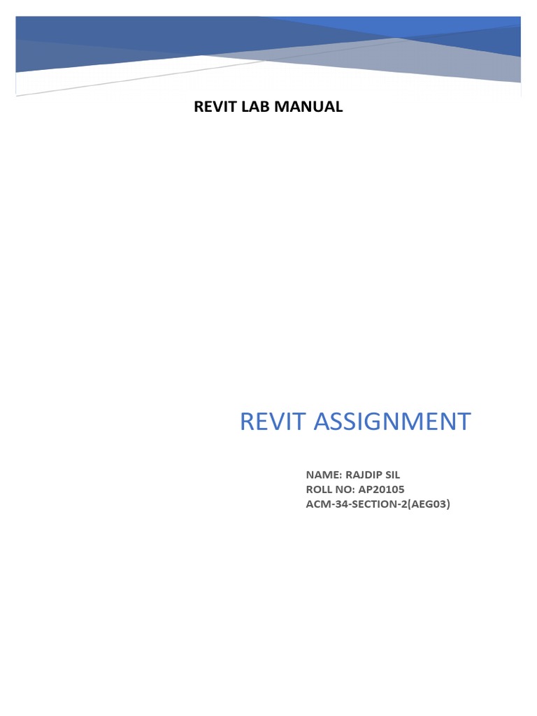 Revit Assignment | PDF