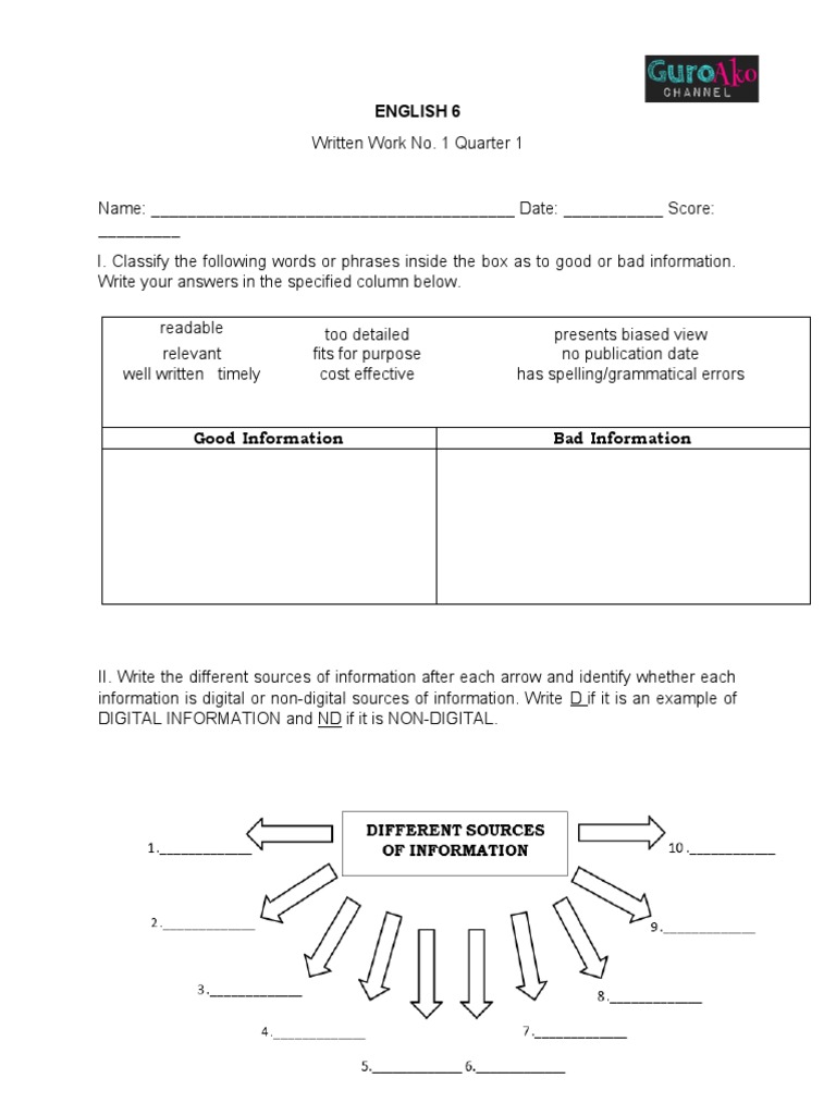 English 6 ST | PDF | Career & Growth | Social Science